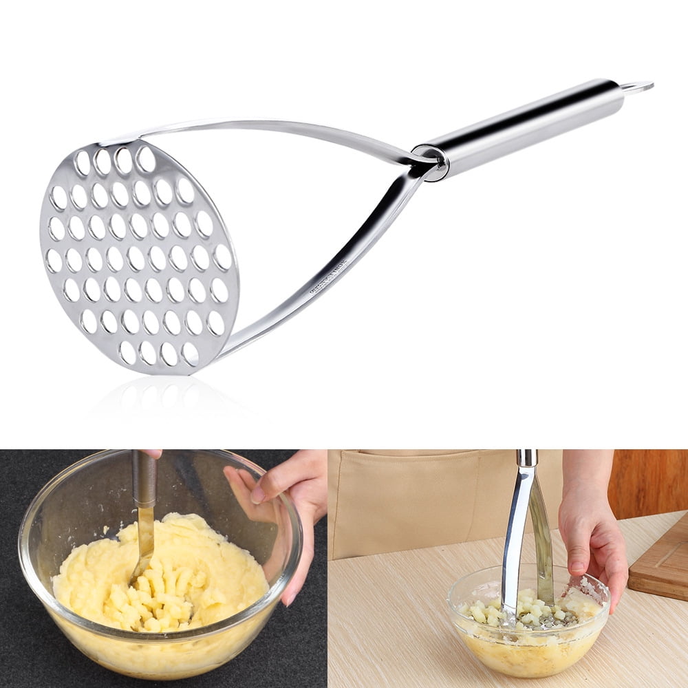 Casewin Potato Masher Stainless Steel, Heavy Duty Ricer with Durable ...