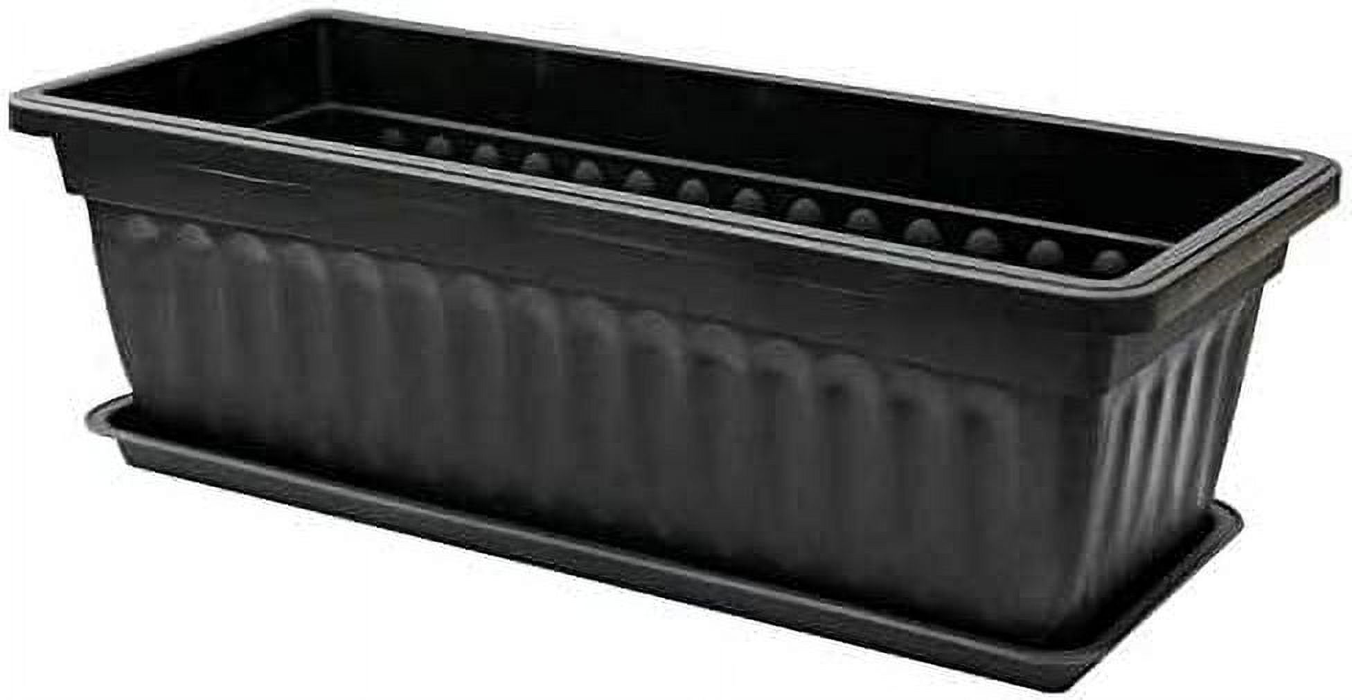 Casewin Rectangular Elevated Planter, 16.9x7.48x5.5Inch, Indoor/Outdoor ...