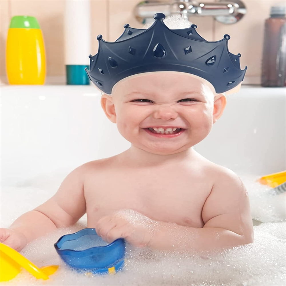 Casewin Shower Caps for Kids, Adjustable Baby Shampoo Cap Hair Washing ...