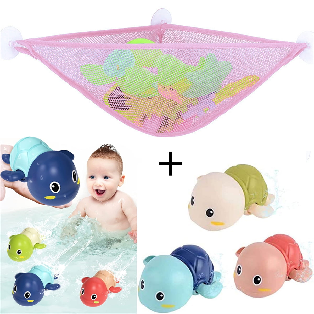 Casewin Toy Storage Hammock, Mesh Toy Holder Organiser, Hanging Net for ...