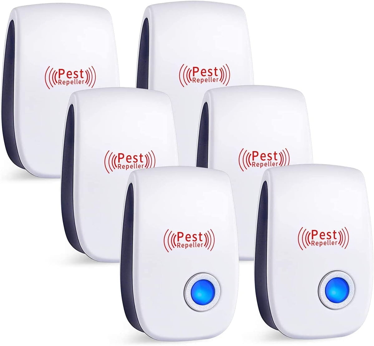 Casewin Ultrasonic Pest Repeller,6 Pack Electronic Plug in Mice and Rat ...