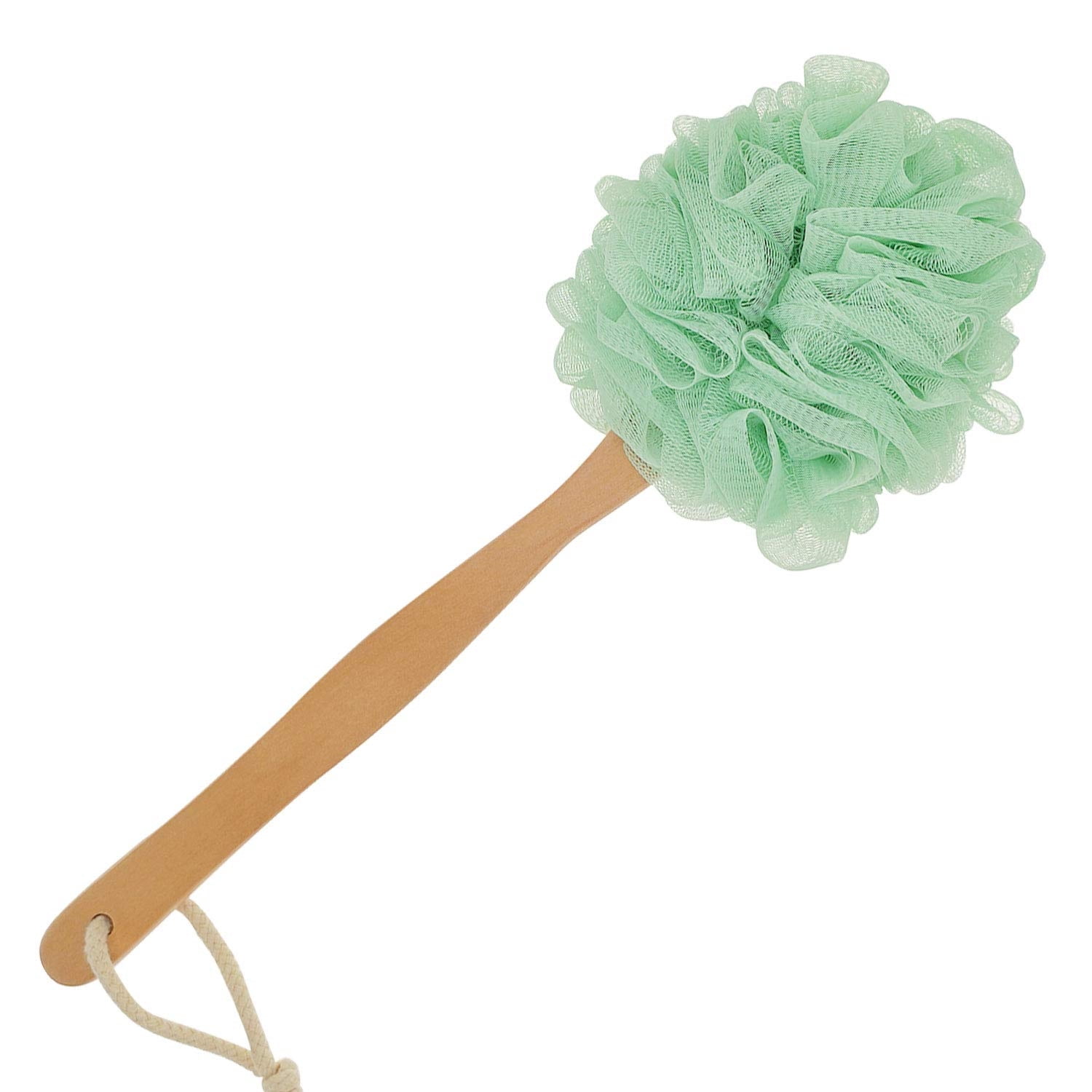 Casewin Wooden Long Handle Bath Brush Back Scrubber Wood Bath Shower ...