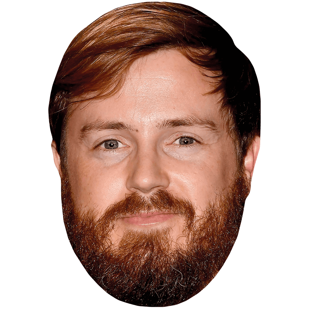 Casey Hanley (Beard) Celebrity Mask, Flat Card Face, Fancy Dress Mask ...