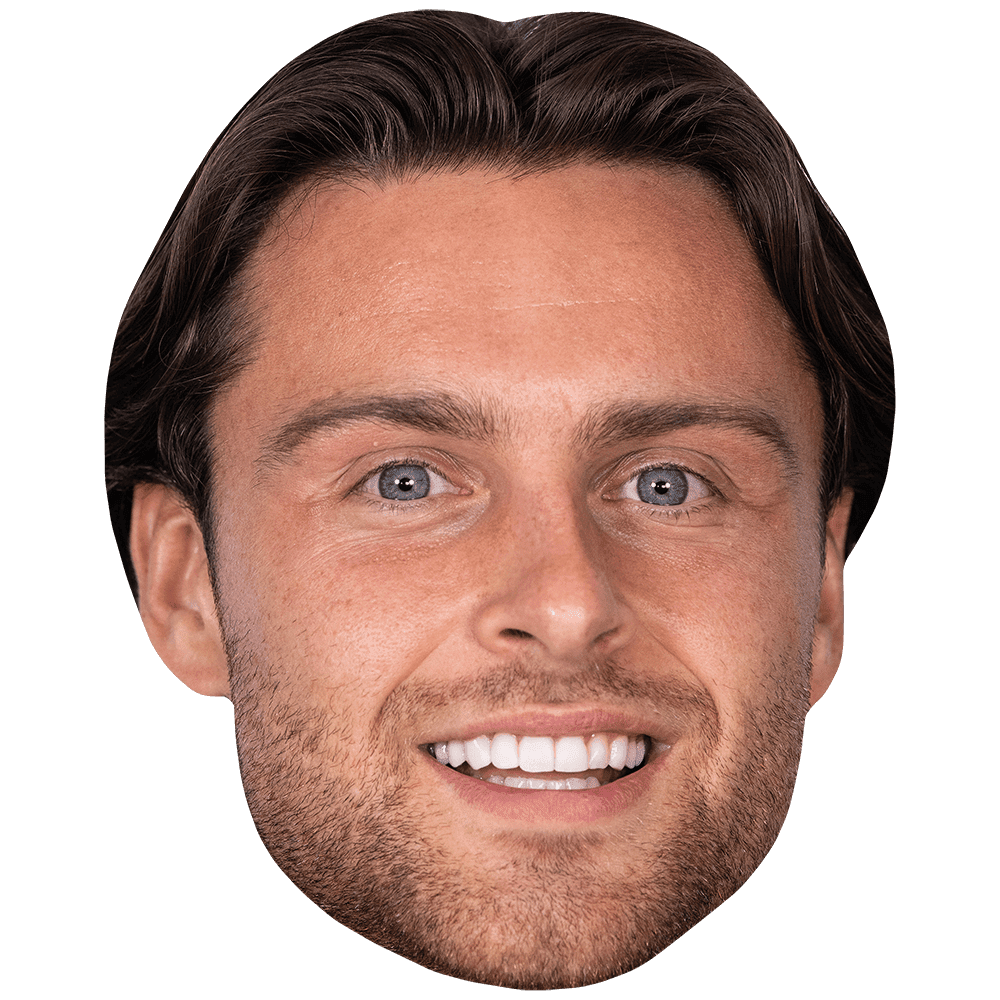 Casey O'Gorman (Stubble) Big Head. Larger than life mask. - Walmart.com