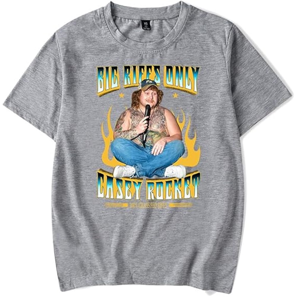 Casey Rocket T-Shirt Merch Men Short Sleeve Women Funny Tee Unisex ...