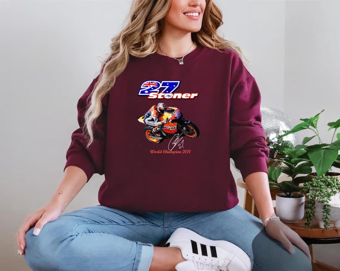 Casey Stoner MotoGP Sweatshirt for Biker Champion Racing Fans, for men ...