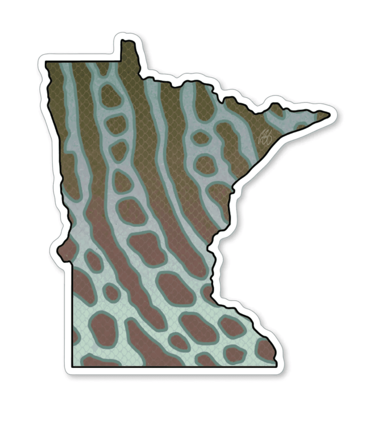 Casey Underwood Minnesota Muskie Decal Sticker - Walmart.com