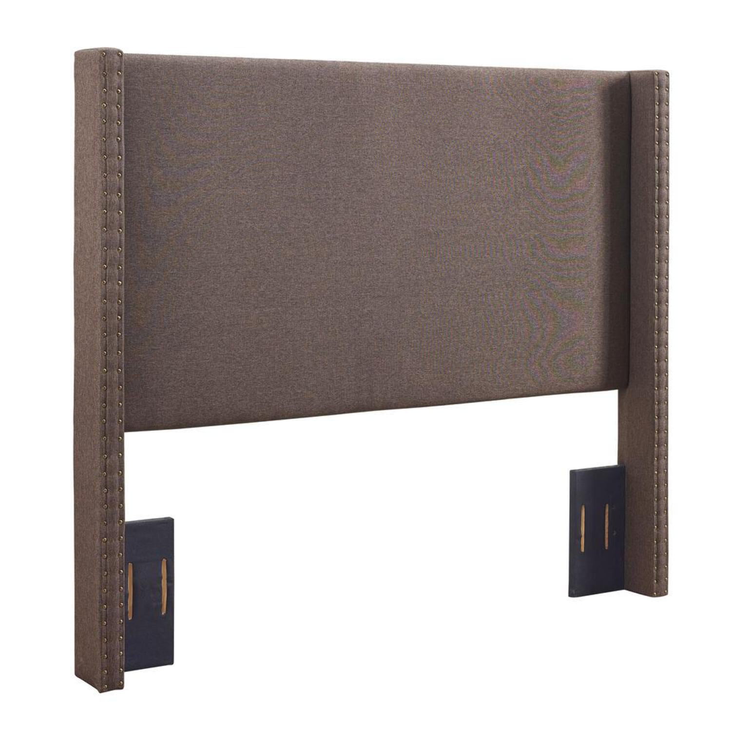 Casey Upholstered King/Cal King Headboard Bourbon - Walmart.com
