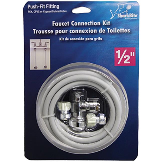 Cash Acme 25087 Installation Kit 1/2" Push Fit X 1/4" D Push to Fit 10 ...