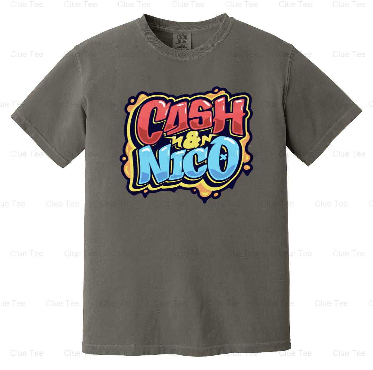 Cash And Nico 2024 Art Graphic For Social Media Stars V50590 Comfort Color T-Shirt for Unisex ...