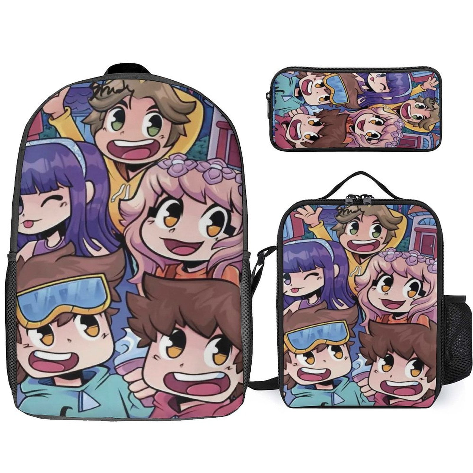 Cash And Nico Casual Backpack 3 Piece Set Lightweight Laptop Shoulder ...
