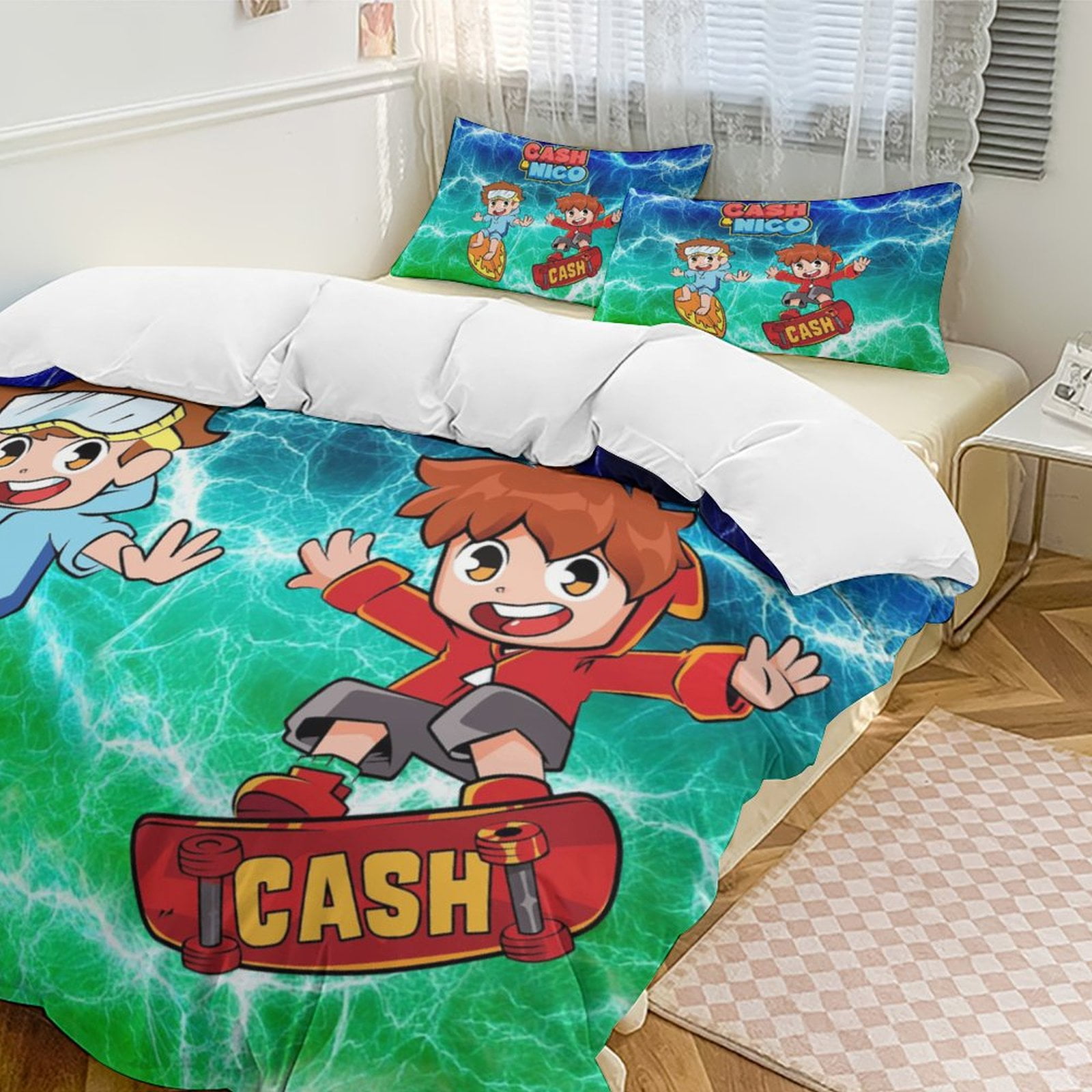 Cash And Nico Comfortable 3-Piece Bedding Set Pillow Case Bed Duvet ...