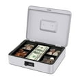 Cash Box with Combination Lock - Metal Cash Box with Money Tray and ...