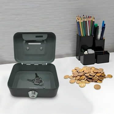 Tera Large Cash Box with Money Tray and Combination Lock - Walmart.com