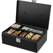 "Nova Pro Supply Alloy Steel Lockable Cash Drop Box, 6""x6""x12 ...
