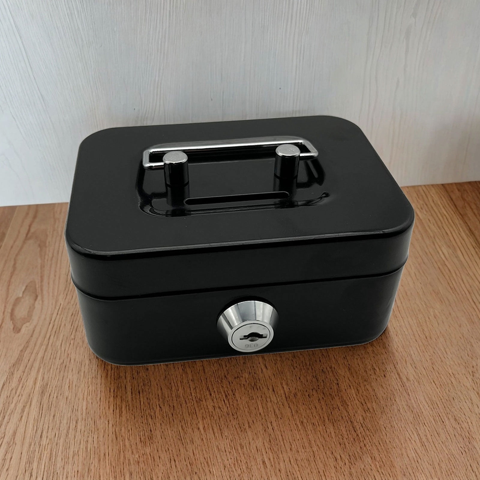Cash Box with Lock Treasure Chest Money Box Metal Small Modern ...