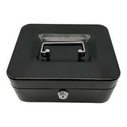 "Geohiaul Pink Cash Box with Money Tray, Key Lock, and Security - 11.80 ...