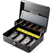 "Nova Pro Supply Alloy Steel Lockable Cash Drop Box, 6""x6""x12 ...