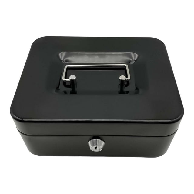 Cash Box with Slot Money Box Money Saving Box, Container, Metal ...