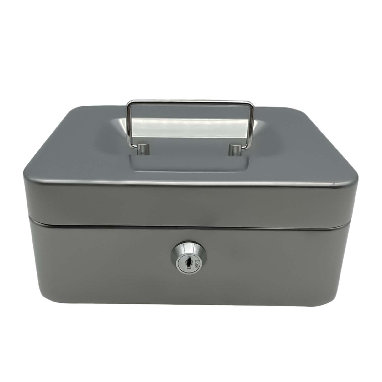 Cash Box with Slot Money Box Money Saving Box, Container, Metal ...