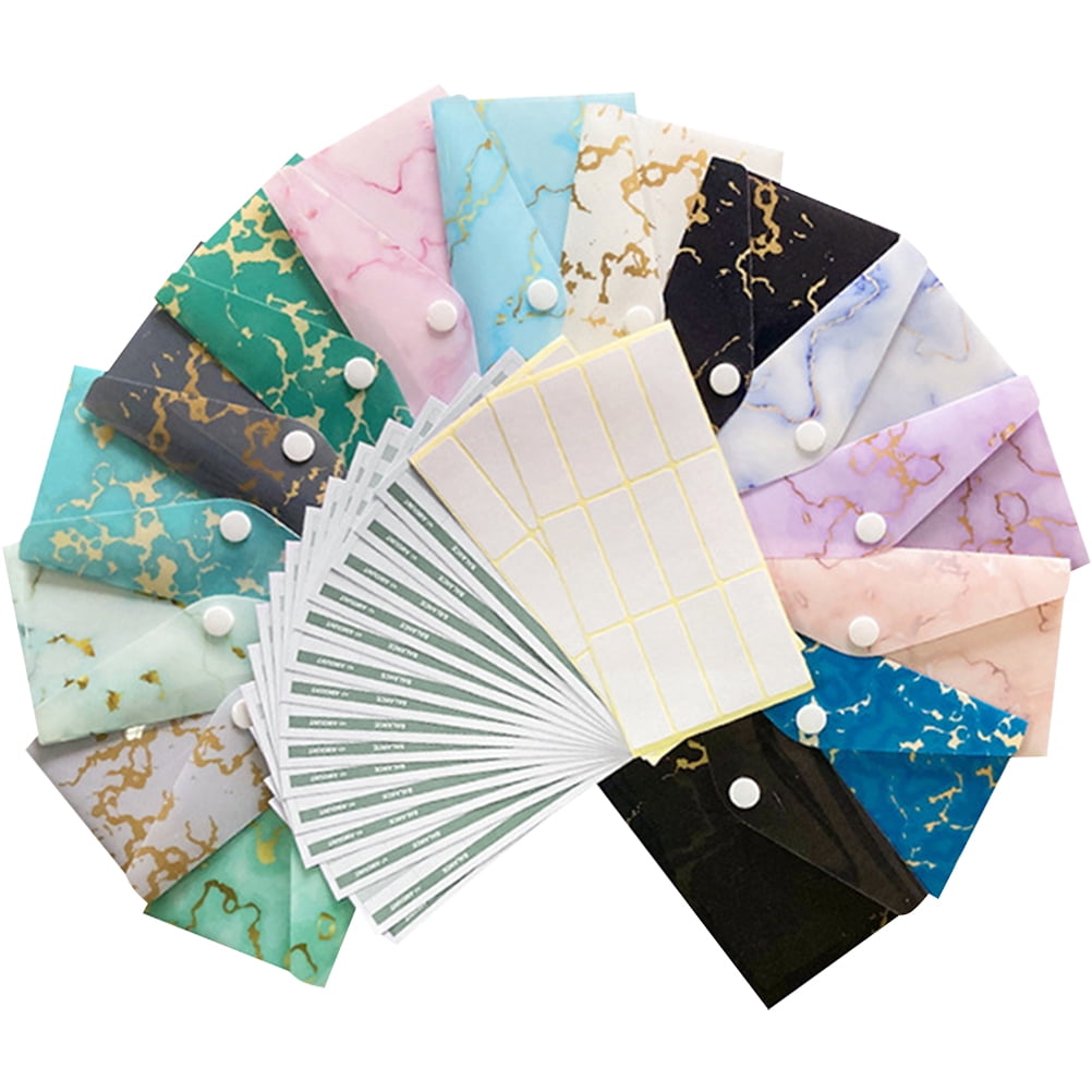 Cash Budget Envelope Money Envelopes Reusable Snap Button Water Proof ...