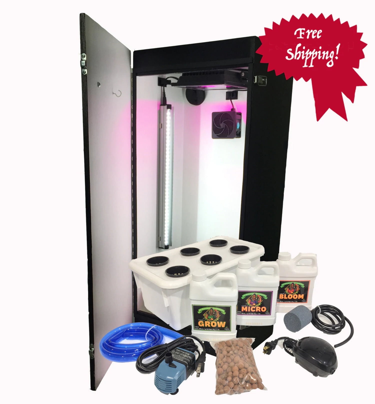 Cash Crop 6.0 - LED Hydroponics Grow Box - Walmart.com