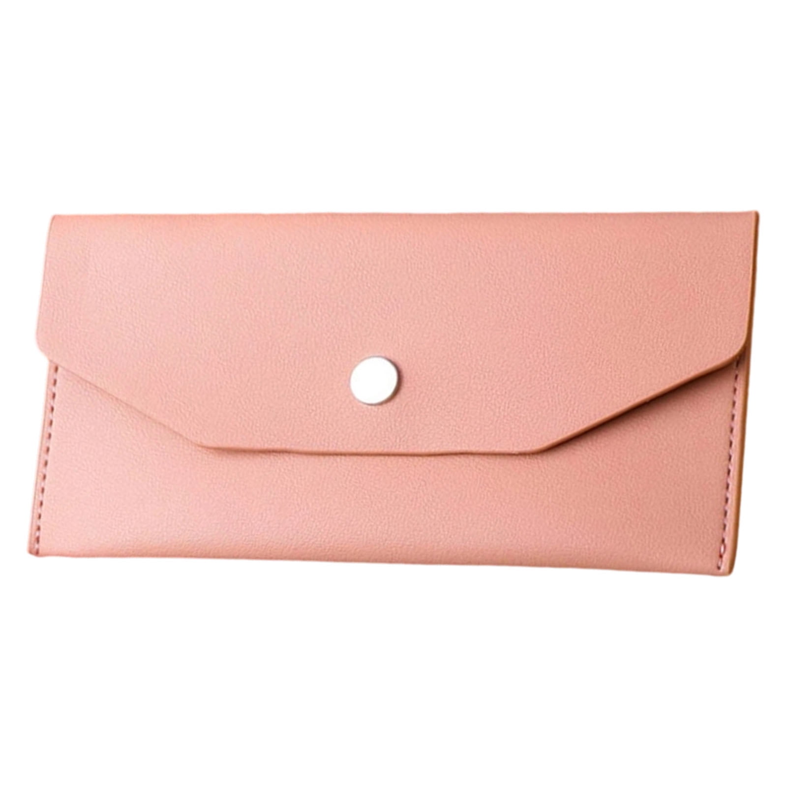 Cash Envelope Wallet PU Business Card Organiser Light Weight Leather ...