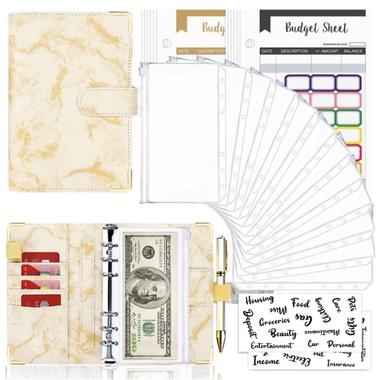 Cash Envelopes for Budgeting, Budget Binder, Money Envelopes for Cash ...