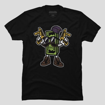 Cash Heist Funny Money Robbery Graphic T-shirt M2981896, Up to Size 5XL ...