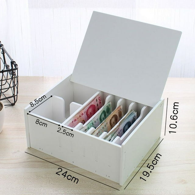 Cash Holder Box Cash Storage Money Box Supermarket Change Container ...