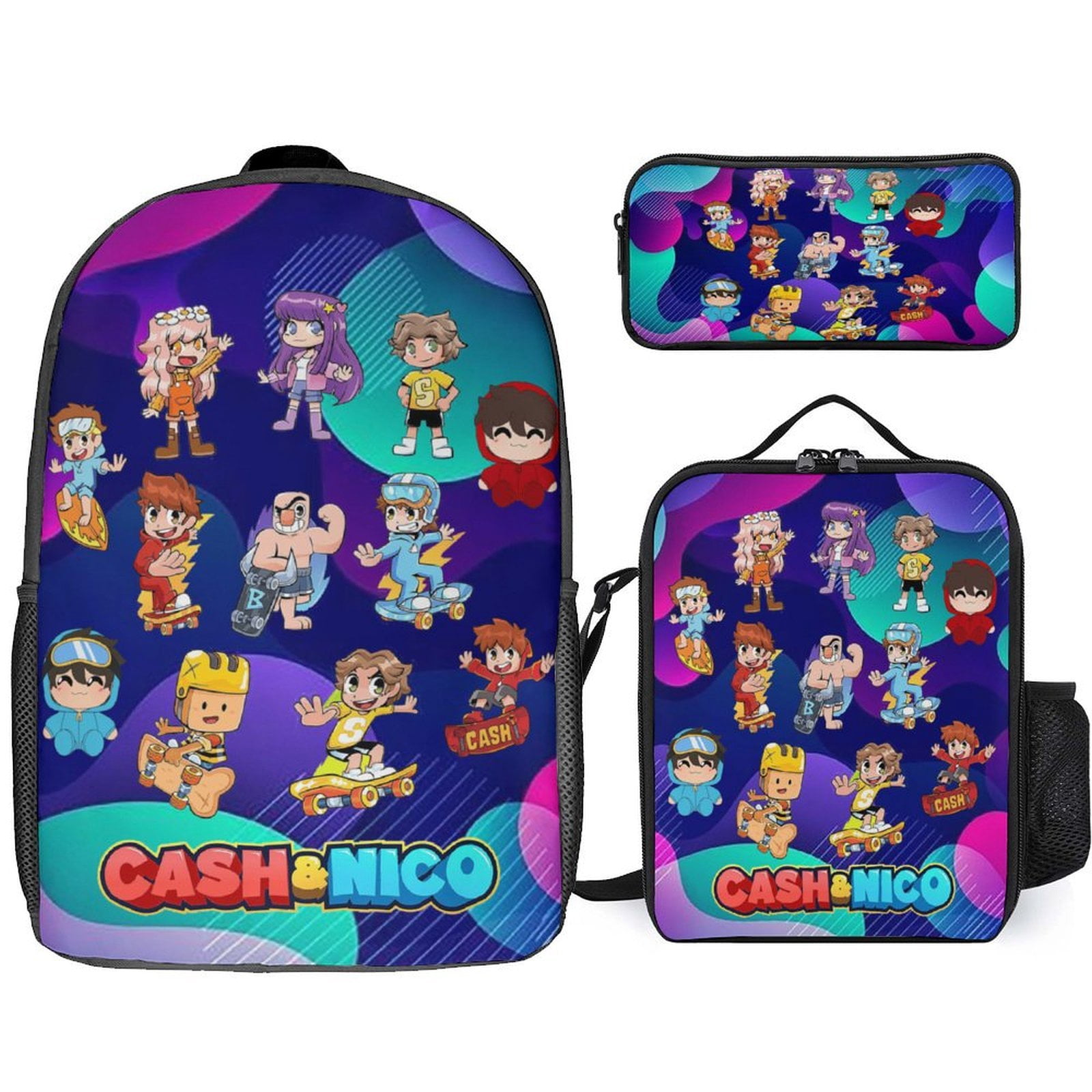 Cash & Nico Cash And Nico Backpack 3 Piece Set Lightweight Laptop Bag ...