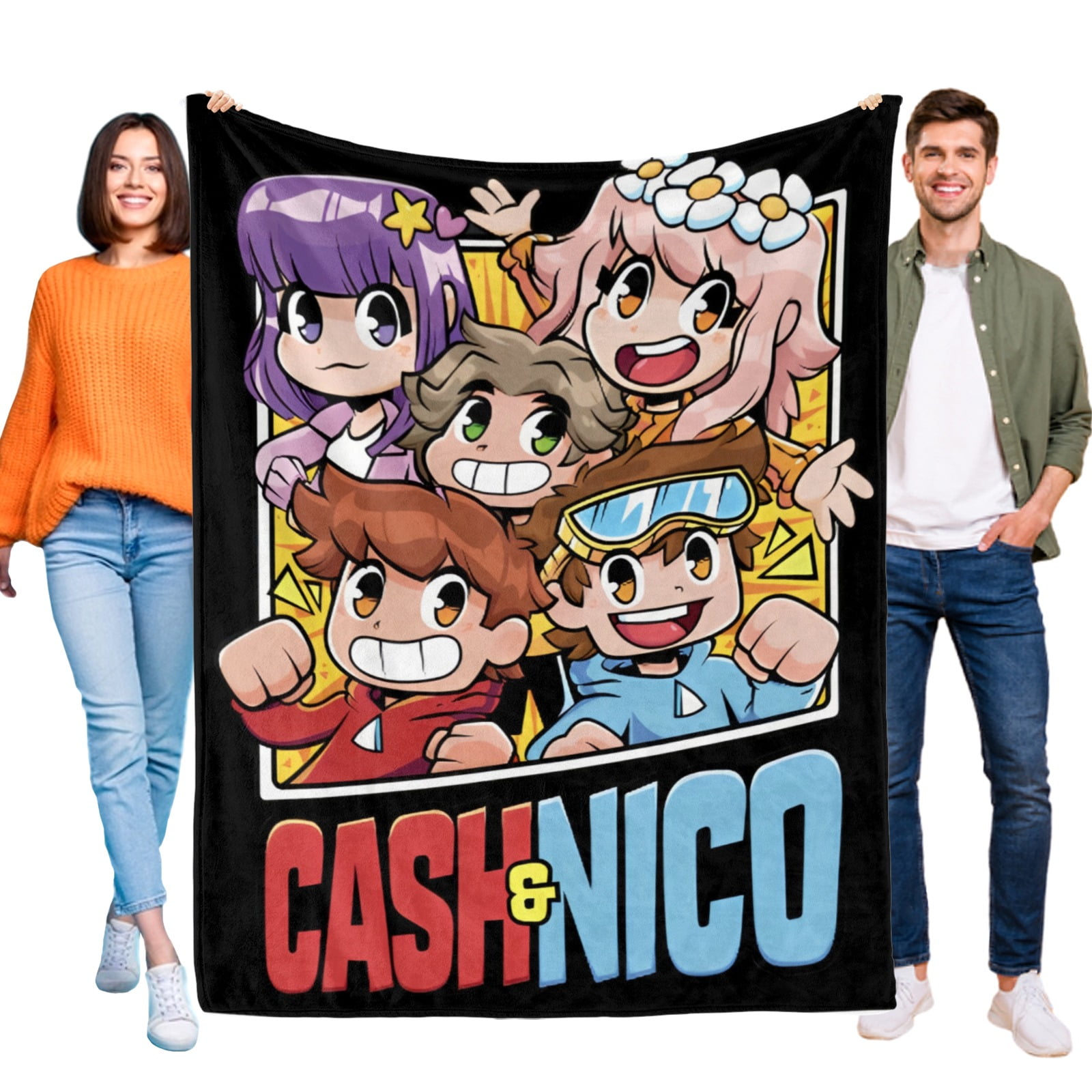 Cash & Nico Throw Blanket Gifts for Fans Lover Girls Boys Women Present ...