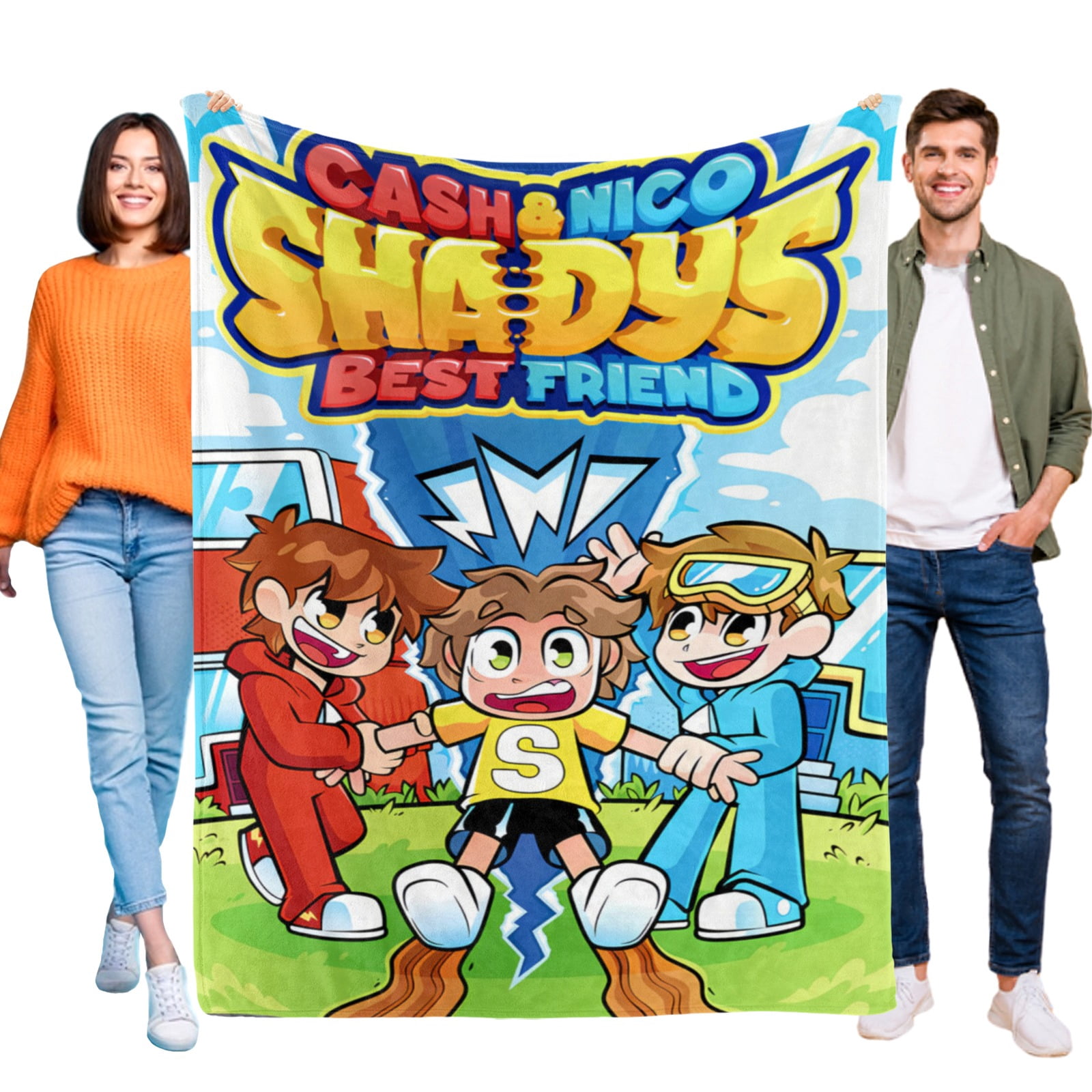 Cash & Nico Throw Blanket Gifts for Fans Lover Girls Boys Women Present ...