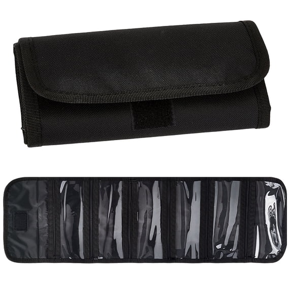 Cash Organizer Bag Black Money Wallet Multipack 6Pcs Zippered Envelope ...