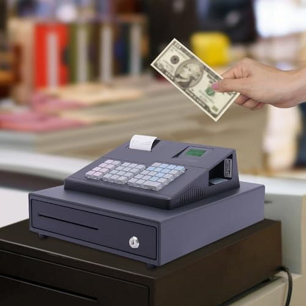 Cash Register, 38 Keys Cash Register Drawer, With 4 Bill 5 Coin Cash ...