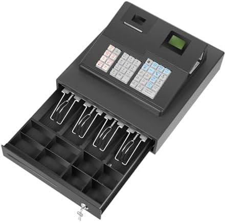 Cash Register, 39 Keys Commercial Electronic Cash Register with LED ...