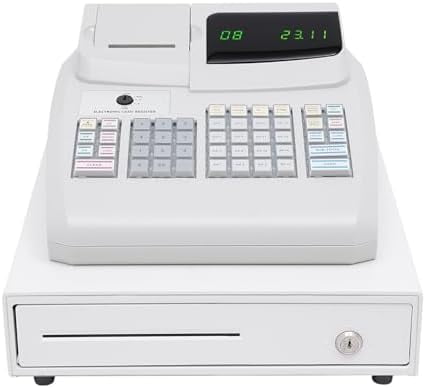 Cash Register Cash Management System, 47 Keys Electronic Cash Register ...