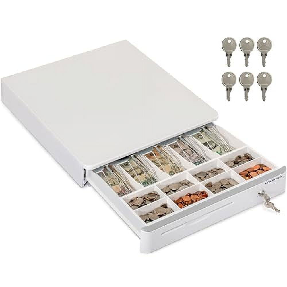 Cash Register Drawer for (POS) Point of Sale System with Front Round ...