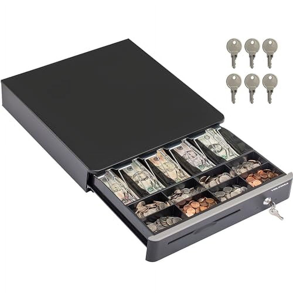 Cash Register Drawer for (POS) Point of Sale System with Front Round ...