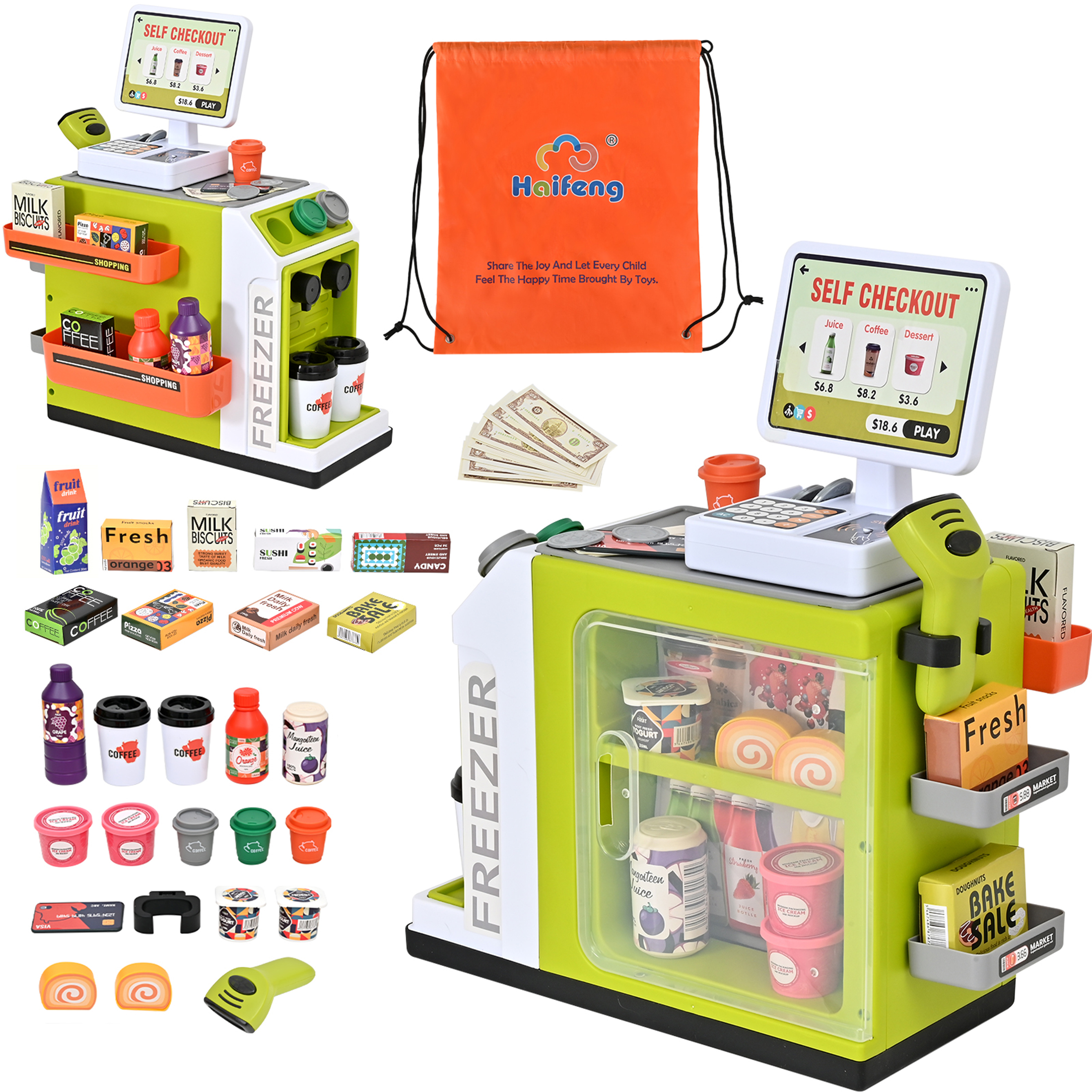 Learning Resources Pretend & Play Teaching Cash Register, Talking ...