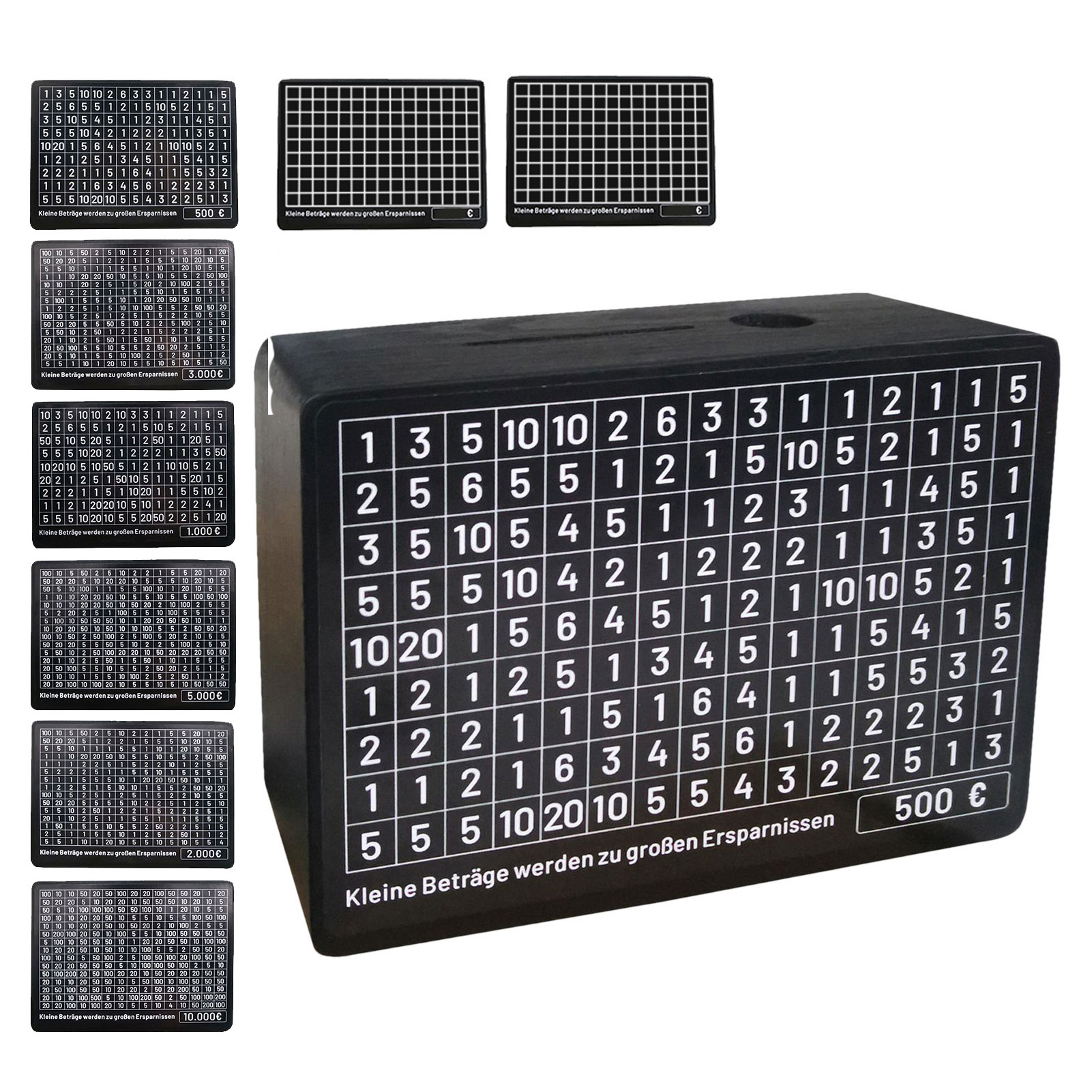 Cash Saver Box, Money Box for Cash Vault, Portable Money Storage Bank ...