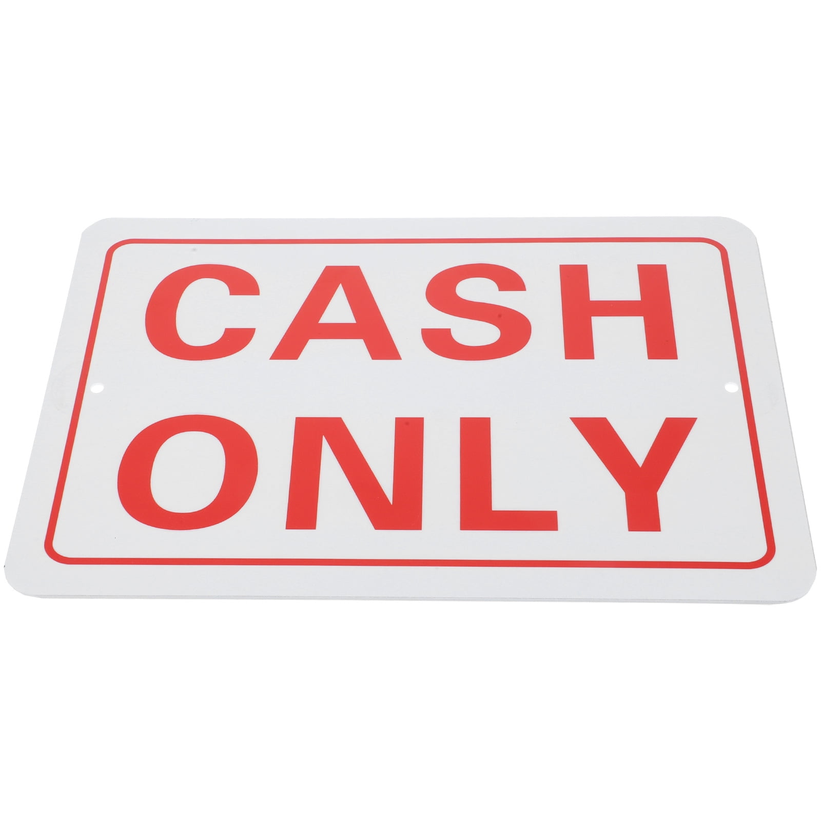 Cash Sign Only for Shop No Checks Business Emblems Retail Store Signs ...