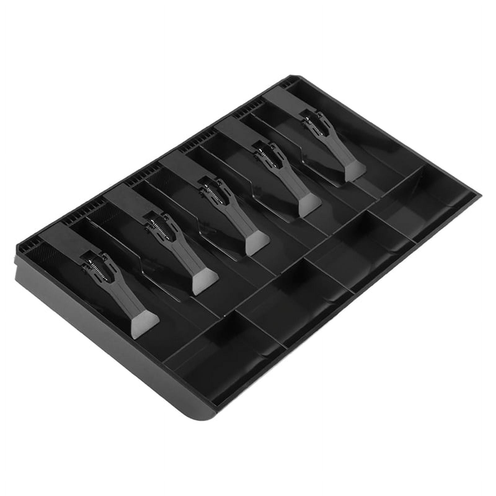 Cash Tray Register Drawer Insert Tray,5 Bill & 4 Coin Compartments, ABS ...