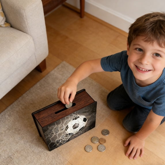 Cash Vault Wooden Savings Box , 2026 New Savings Challenge Box, Coin ...