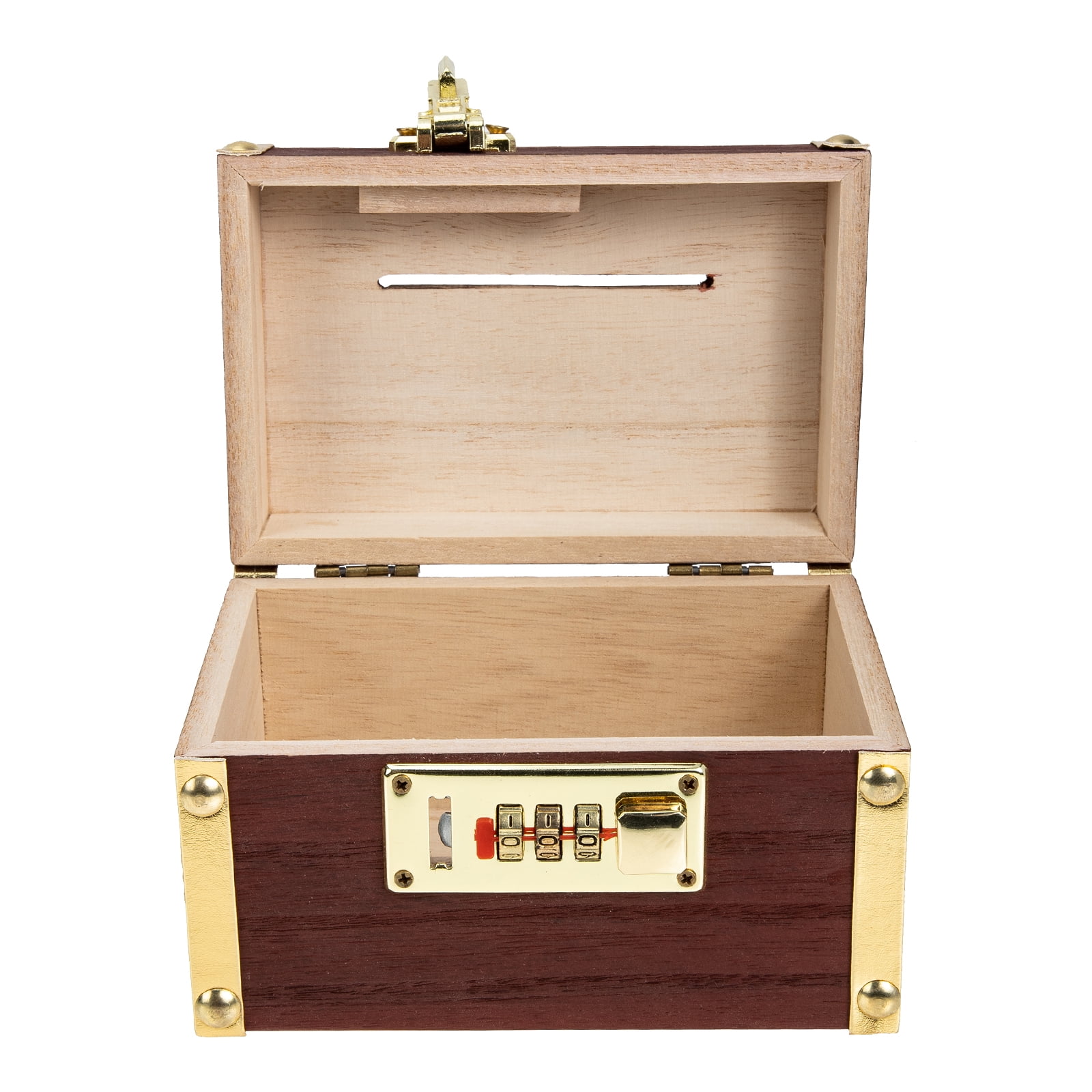 Cash Vintage Retro Money Box Treasure with Lock Souvenir Child ...