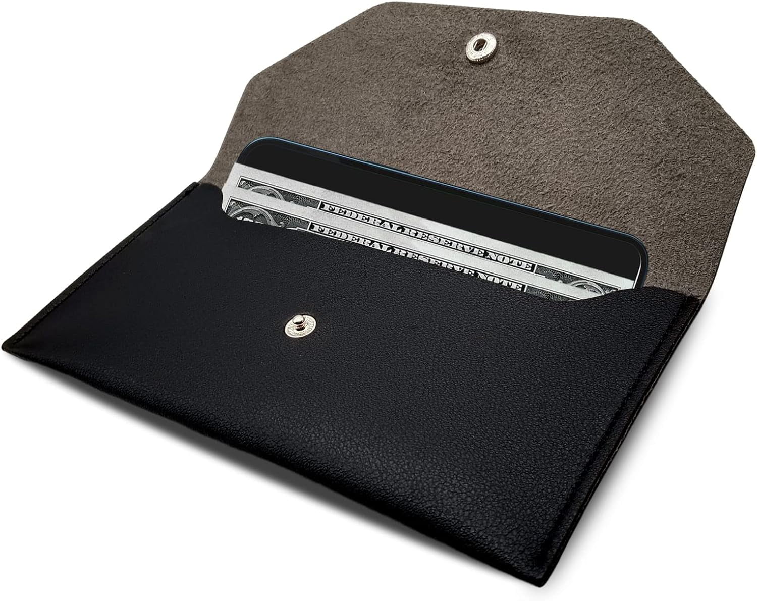 Cash Wallets for Women, Reusable Envelopes for Cash Leather Cash ...