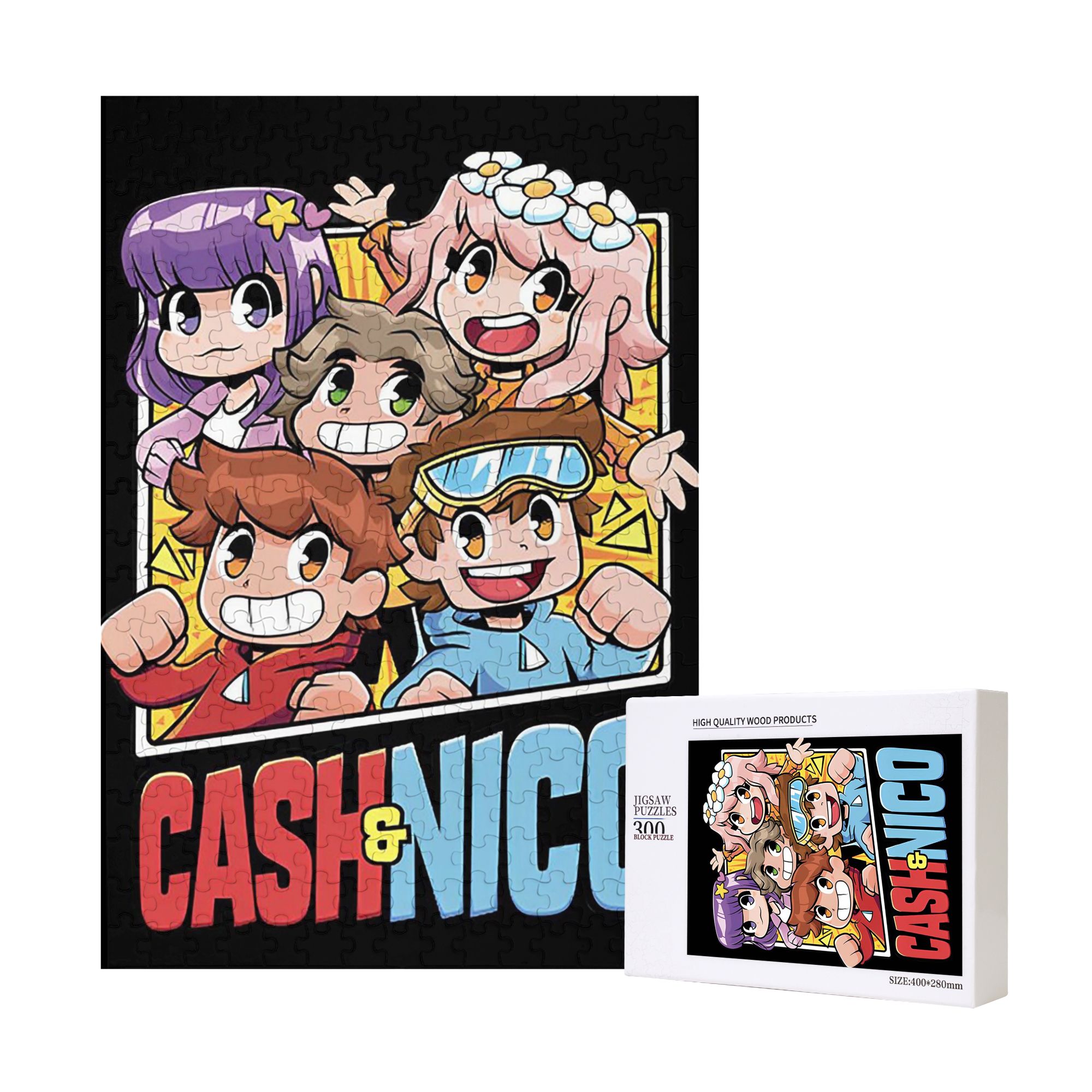 Cash and Nico 300 Piece Jigsaw Puzzle Picture Puzzle Glossy Sturdy ...
