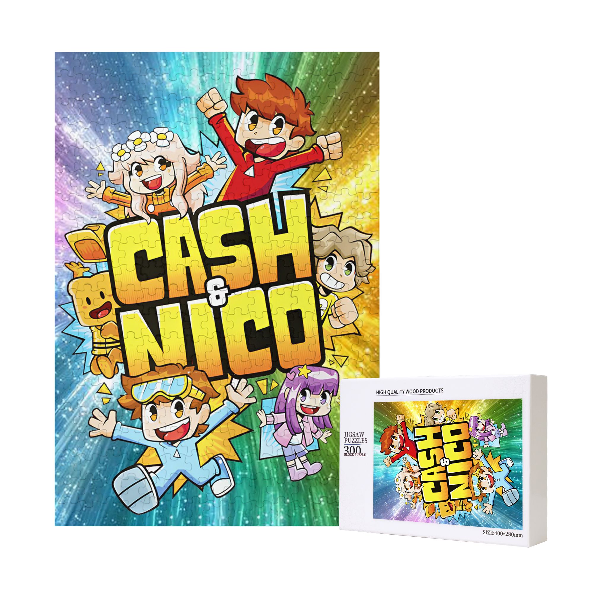 Cash and Nico 300 Piece Jigsaw Puzzle Picture Puzzle Glossy Sturdy ...