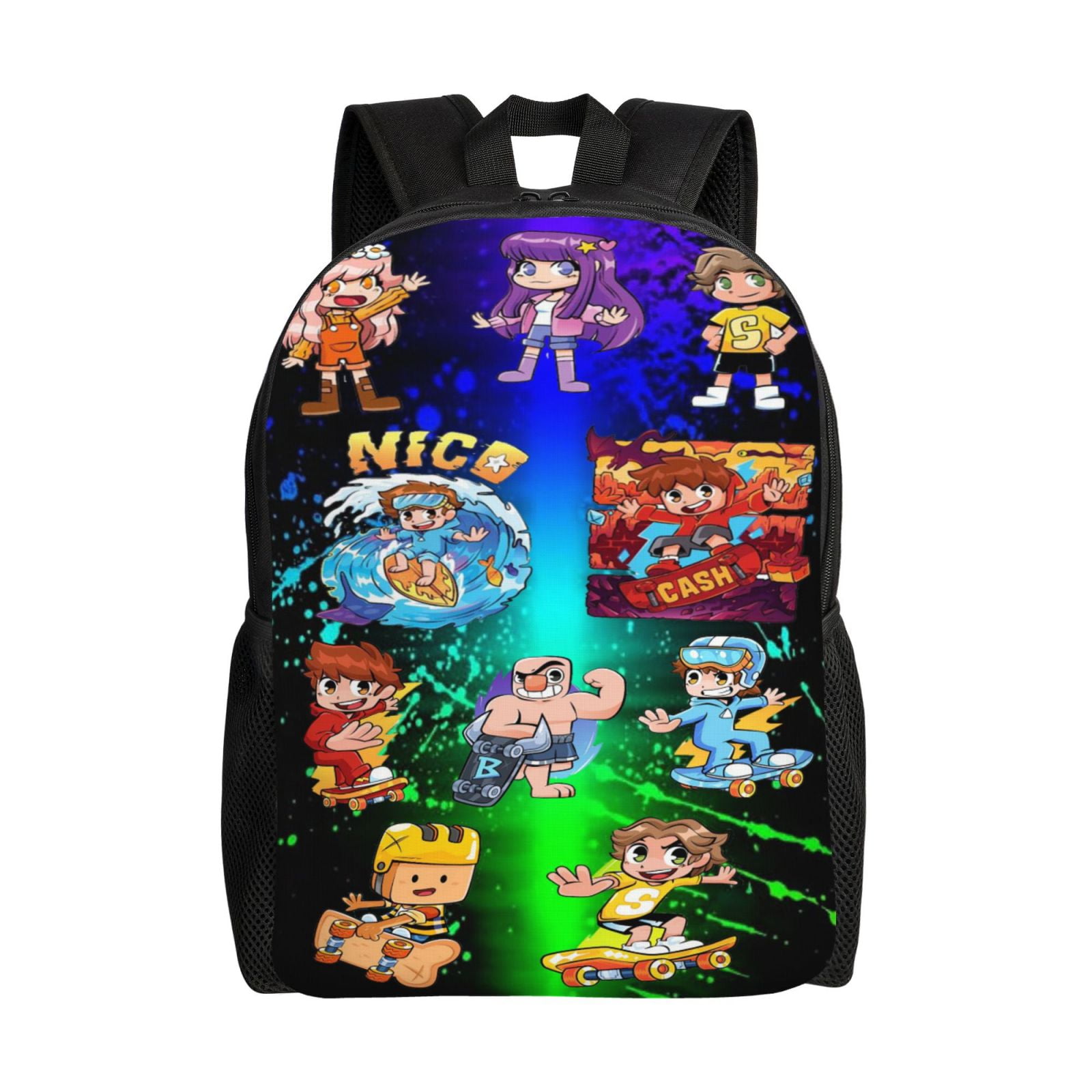 Cash and Nico Large Backpack Lightweight Laptop Bag Daypack Travel ...
