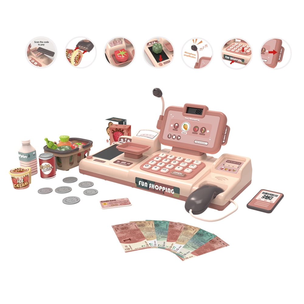 Cash register,3 With - Suitable Educational Toy Sounds Checkout ...